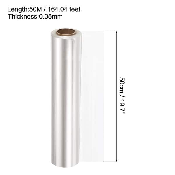 Cellophane Wrap Wrapping Paper for Flowers 164ft x 20in 5.3 Mil Thick ...