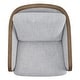 Spruce & Spring Skyler Modern Upholstered Living Room Swivel Bucket ...