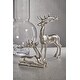 8" Silver Sitting Deer Figurine Statue - Bed Bath & Beyond - 38439832