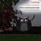Alpine Corporation 13" Tall Outdoor Solar Powered Owl Yard Statue with ...