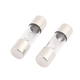 2 Pcs Standard Glass Car Audio Power Wire AGU Fuses 60A 38mm x 10mm ...