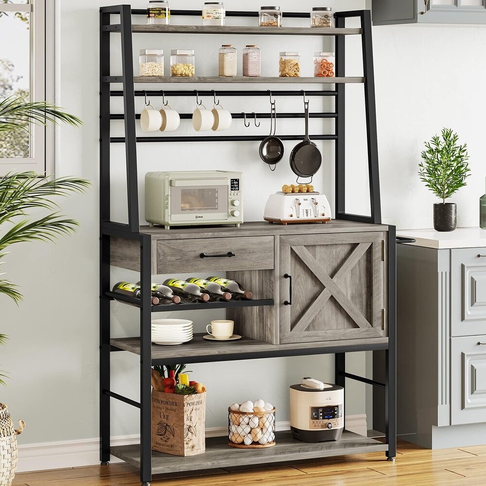 Contemporary bakers rack store