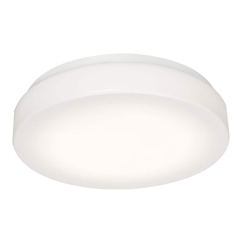 Cirrus 19" LED Flush Mount - White Finish - Bed Bath & Beyond - 38400624