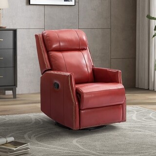 Everglade 30.2 in. W Technical Leather Upholstered 3 Position Manual ...