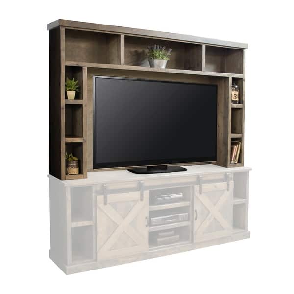 The Gray Barn Sycamore Rise Farmhouse 85-inch Barnwood Hutch (Hutch ...