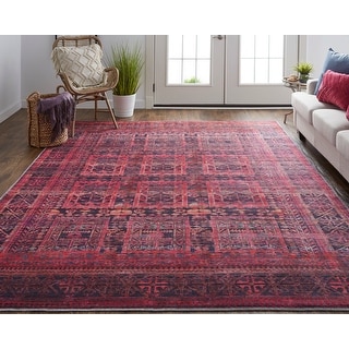 Welch Oriental Pink/Blue Area Rug - Bed Bath & Beyond - 35899326