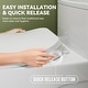 HOROW Non-Electric Bidet Seat for Elongated Toilets with Front and Rear ...