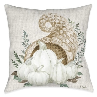 Laural Home Heirloom Harvest Pumpkin Cornucopia Indoor Decorative ...