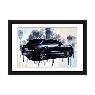 iCanvas "2020 Audi Sq8 Rear View Exterior Gray Suv" by Sissy Angelastro ...