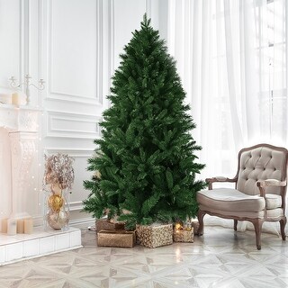 7 Foot PE/PVC Christmas Tree, Enhanced Realism, Customizable Branches ...