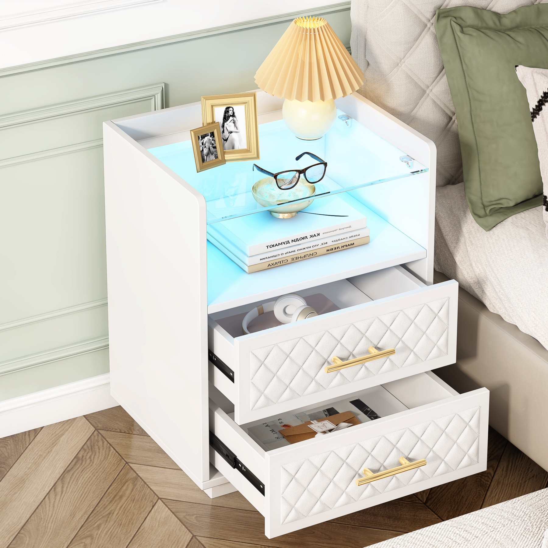 White 2-drawer Nightstands - Bed Bath & Beyond