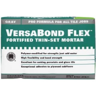 Custom VBFG50 VersaBond Flex Fortified Thin­-Set Mortar, 50 Lb, Gray ...