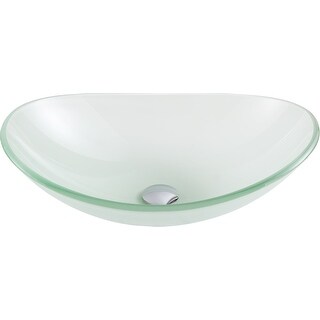 Craft Series Deco-Glass Vessel Sink in Lustrous Frosted - Bed Bath ...