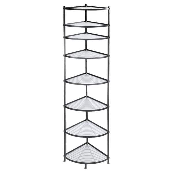 8-Tier Cookware Stand Multi-Layer Pot Rack Corner Shelf Rack for Pans ...