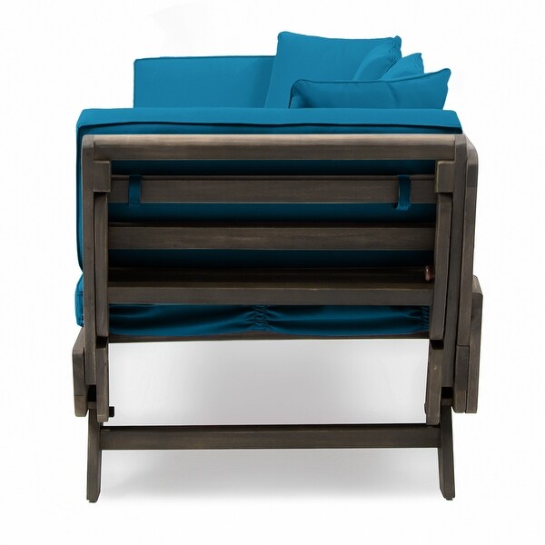 Otto outdoor acacia wood daybed store