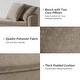 Franco Modern Upholstered Storage Bench with Two Throw Pillows - Bed ...
