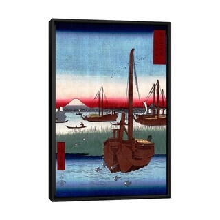 iCanvas "Toto Tsukuda oki (The Sea at Tsukuda in Edo)" by Utagawa ...
