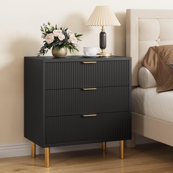 Black 3 drawer dresser store