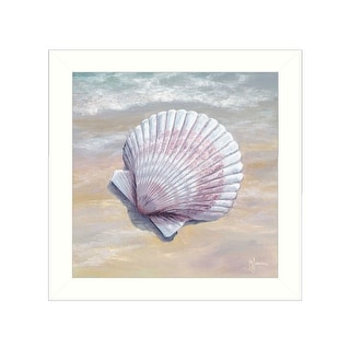 Scallop White Framed Print Wall Art - Bed Bath & Beyond - 39736507