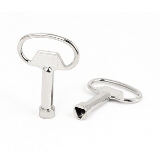 Metal Triangle Utility Key 2pcs for Gas Electric Meter Box Cupboard ...