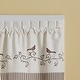 CHF Birds Valance, Swag & Tier Pair Curtain Collection - Bed Bath ...
