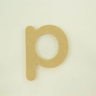 1 Pc, 16 X 1/2" MDF Letter "p" in The Gotham Rounded Font Lower Case ...