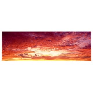 "Sunset Atlantic Ocean Brazil " Poster Print - Multi - Bed Bath ...