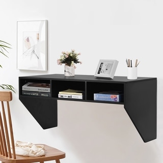 Wall Mounted Desk Floating Computer Desk Writing Study Table - Bed Bath ...