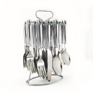 Cambridge Marvel 20-Piece Flatware Set with Hanging Rack - Bed Bath ...