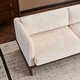77 in. Square Arm Modern 3 Seater Boucle Sofa Upholstered Couch with ...