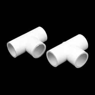 20mm Inner Dia 3 Way T Shaped PVC Water Pipe Joint Coupler Connector ...