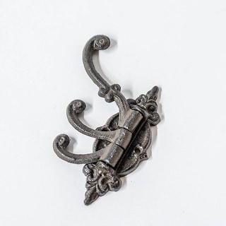 Cast Iron With Moveable Prongs Triple Wall Hook - Bed Bath & Beyond ...