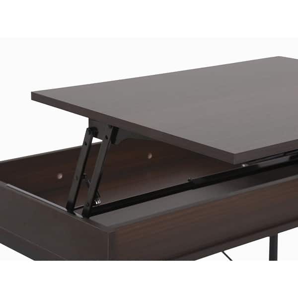 Wood Lift Top Desk with Hidden Storage and Drawer - Bed Bath & Beyond ...