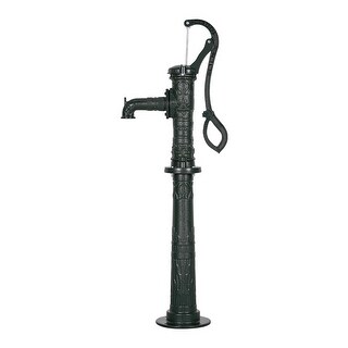 UIMOSO Well Hand Pitcher Pump, 20 ft Max Lift, Antique Cast Iron Manual ...