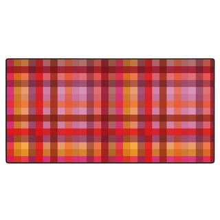 Camilla Foss Gingham Red Desk Mat - Bed Bath & Beyond - 39497900