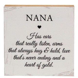 Nana Block 6" sq - 6" high by 6" wide by 1" deep. - Bed Bath & Beyond ...