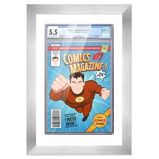 Comic Book Frame Wall Display with Mat for 1 CGC, CBCS OR PGX Graded ...