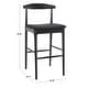 SAFAVIEH Lionel Retro 30-inch Bar Stool - 22 in. W x 21 in. D x 42 in ...