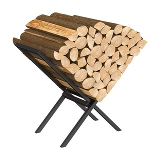 X-Shaped Firewood Log Holder Outdoor - Bed Bath & Beyond - 42373714