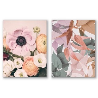 Americanflat - Rustic Wall Art Set - Bouquet, Eucalyptus Play, by Sisi ...