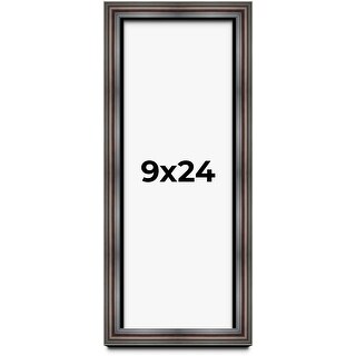 9x24 Shadow Box Frame Brown Cherry | 2.625 Inches Deep Pine Wood - Bed ...