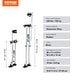 VEVOR 24-40 Inch Drywall Stilts Aluminum Tool Stilt for Painting ...