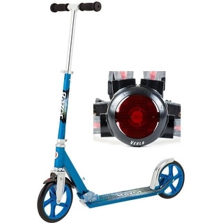 Razor A5 Lux Kick Scooter with Veglo X4 Wearable Rear Light System ...