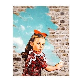 Eraser Collage Feminine Figurative People Surrealism Art Print/Poster ...