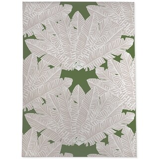 BANANA LEAVES LIGHT GREEN Outdoor Rug By Kavka Designs - Bed Bath ...