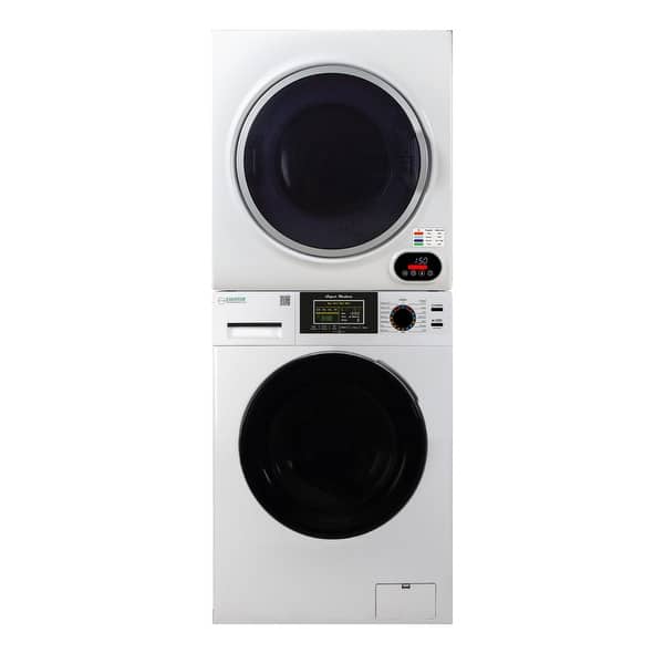 Equator Power Touch 18 lbs Compact 110V Washer +220V Vented Digital 4cf ...