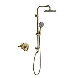 Dual Function Wall Mount Integrated Shower System with Control Valve ...