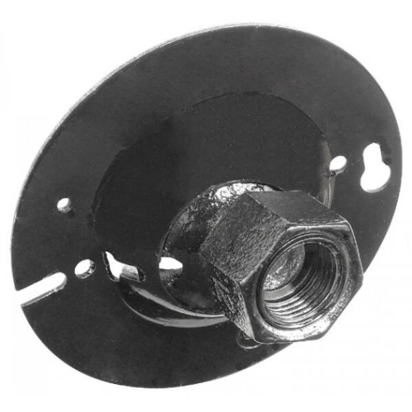 1 Pc, 4 in. Round Black Swivel Fixture Hanger for 1/2 in. or 3/4 in ...