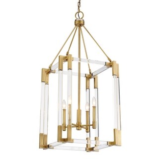 Metropolitan N7354 Prima Vista 4 Light 19" Wide Taper Candle Pendant ...