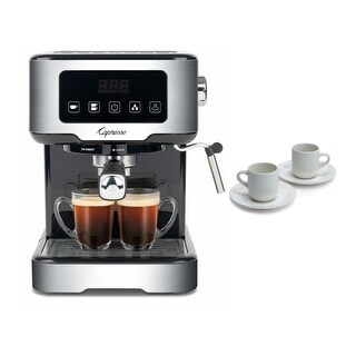 Capresso Cafe TS Touchscreen Espresso Machine Bundle - Bed Bath ...